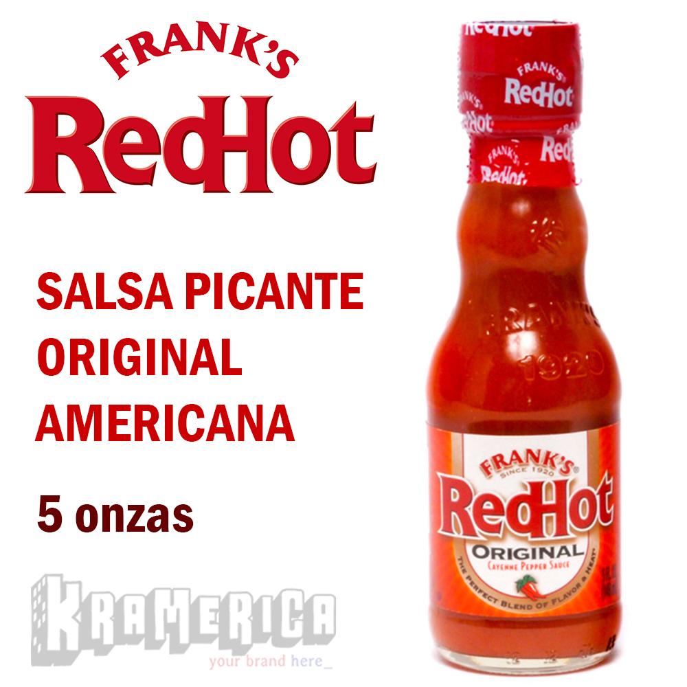 Frank's Red Hot Salsa Picante Pimienta - 5 oz (Caja x 24U) - JulyLuly
