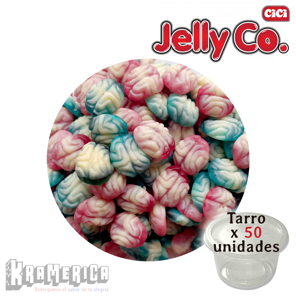 JELLY CO. CEREBRO 5g - TARRO x 50 UNID (Caja x 36 Tar.) - JulyLuly