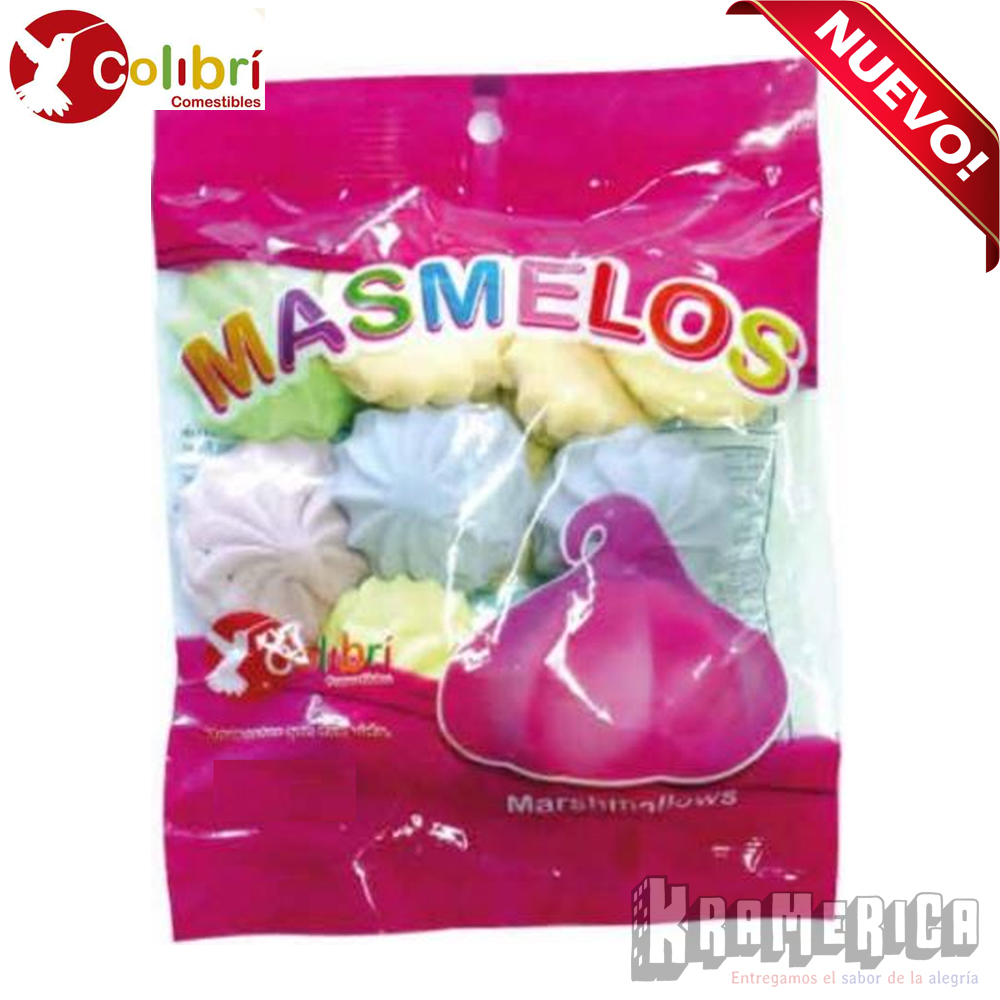 Masmelo Mediano Colores - Bolsa 500g. (Caja x 20 Bols.) - JulyLuly