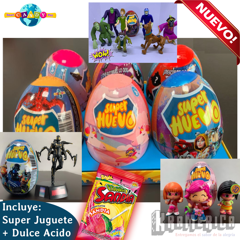 Super Huevo Sorpresa - Display x 6 Unids (Caja x 8 Disp.) - JulyLuly
